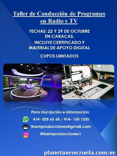 Taller De Conducción Y Locución En Radio Y Tv En Caracas Distrito Capital 